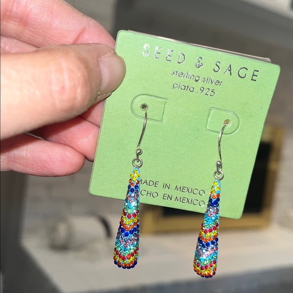 Seed and Sage | Jewelry | Seed And Sage Sterling Silver Stunning Dangle ...
